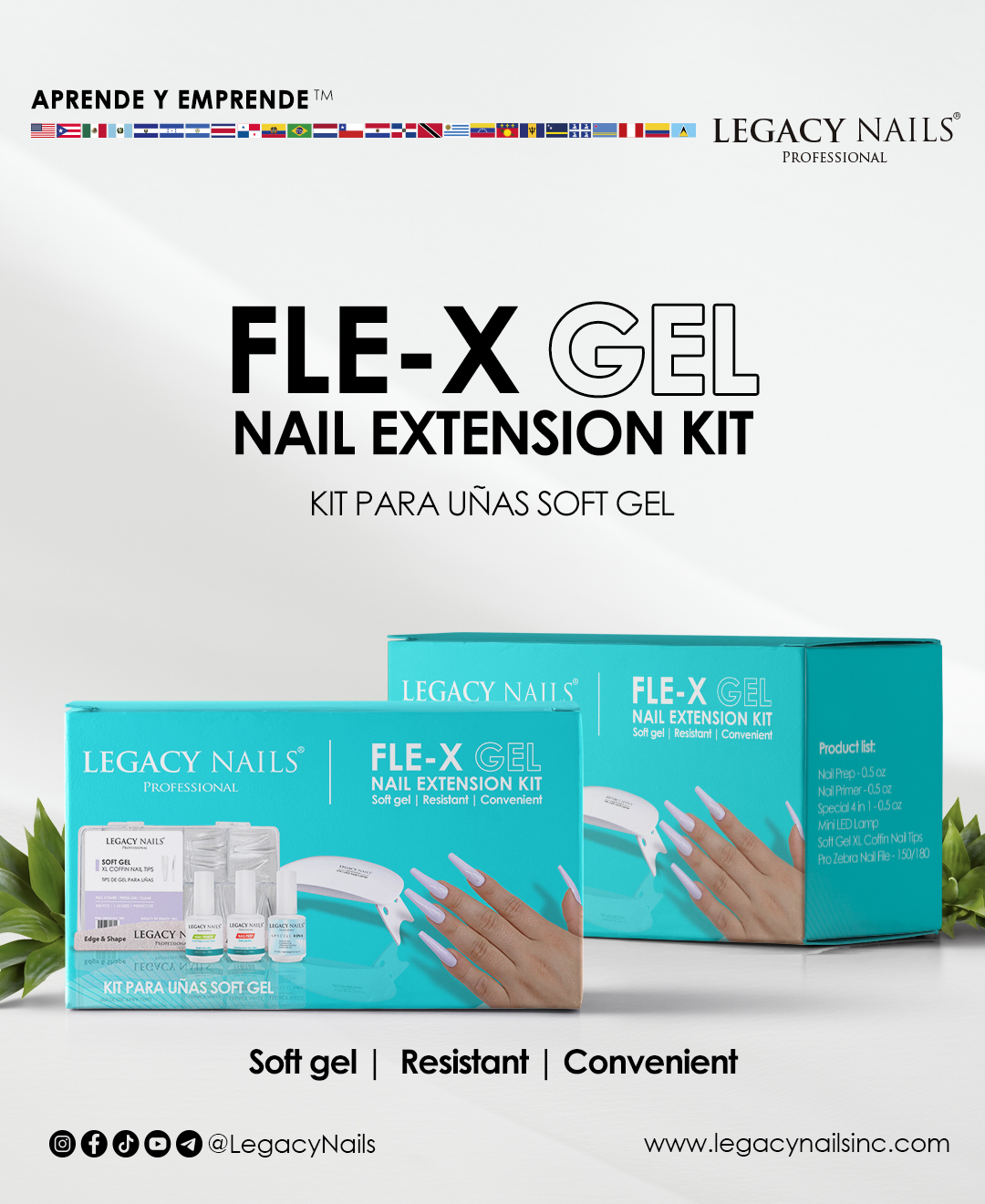 Descubre la Magia de las Uñas Perfectas en Casa: Fle-X Gel – Kit de Uñas Soft Gel ...