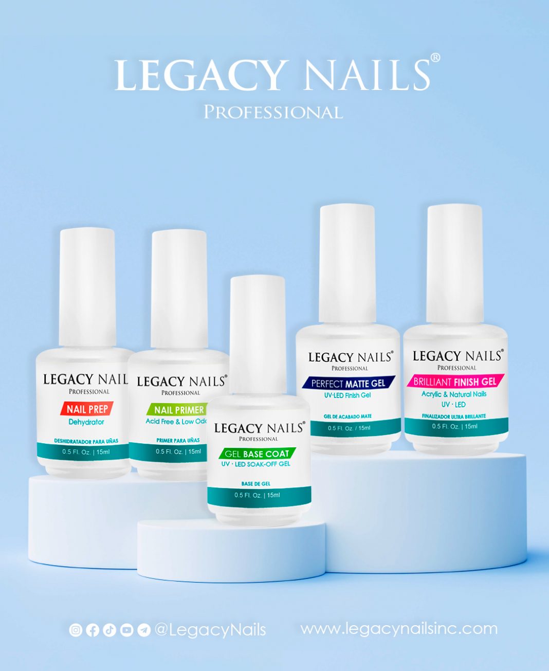 El Secreto de unas Uñas Impecables: Preparadores de LEGACY NAILS ...