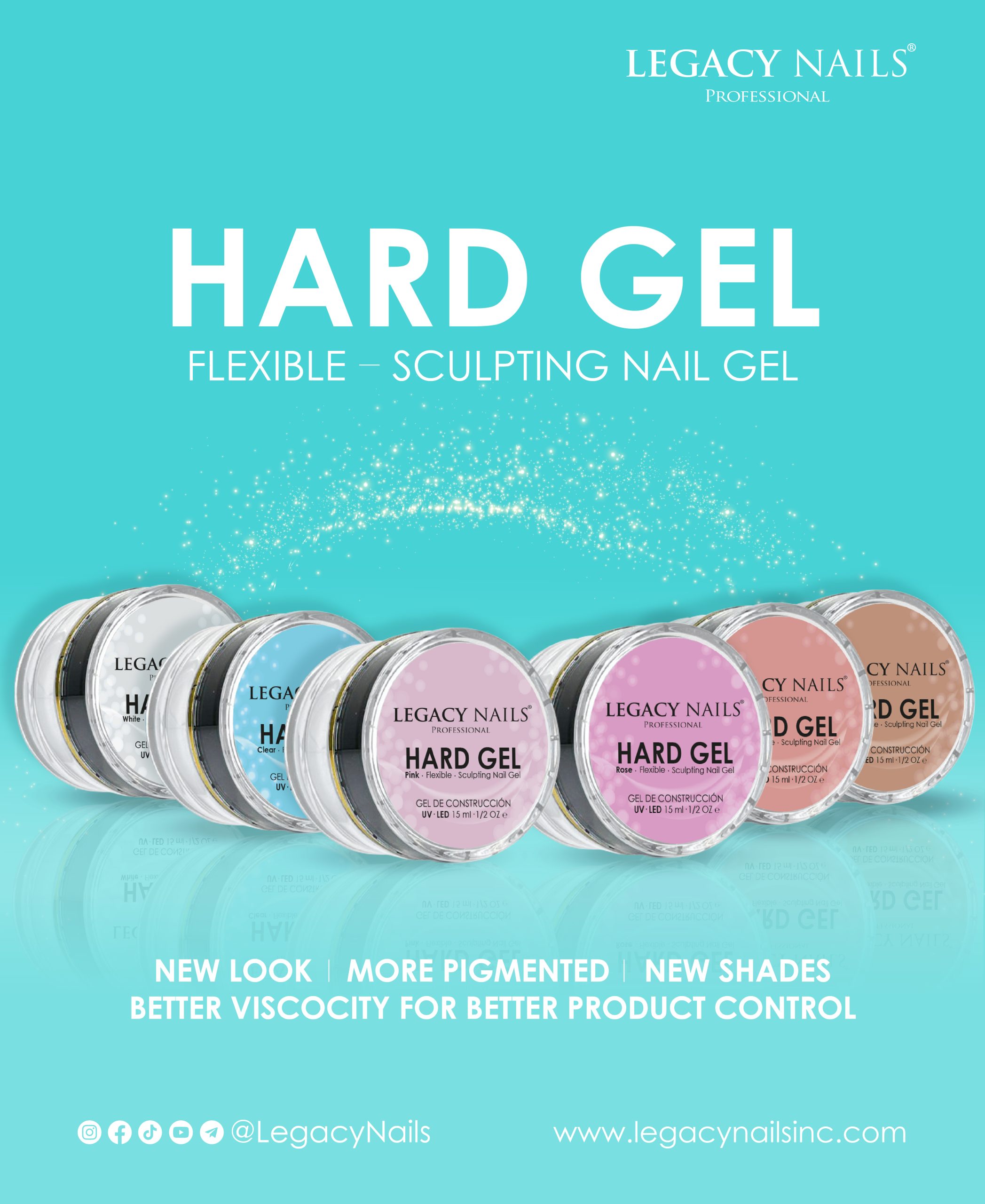Descubre el Hard Gel de LEGACY NAILS - Profesionales en Uñas & Belleza